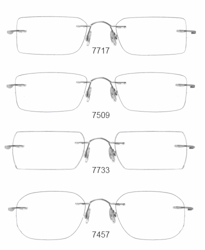 Custom Rimless Shapes and Sizing | About our custom lens shapes.